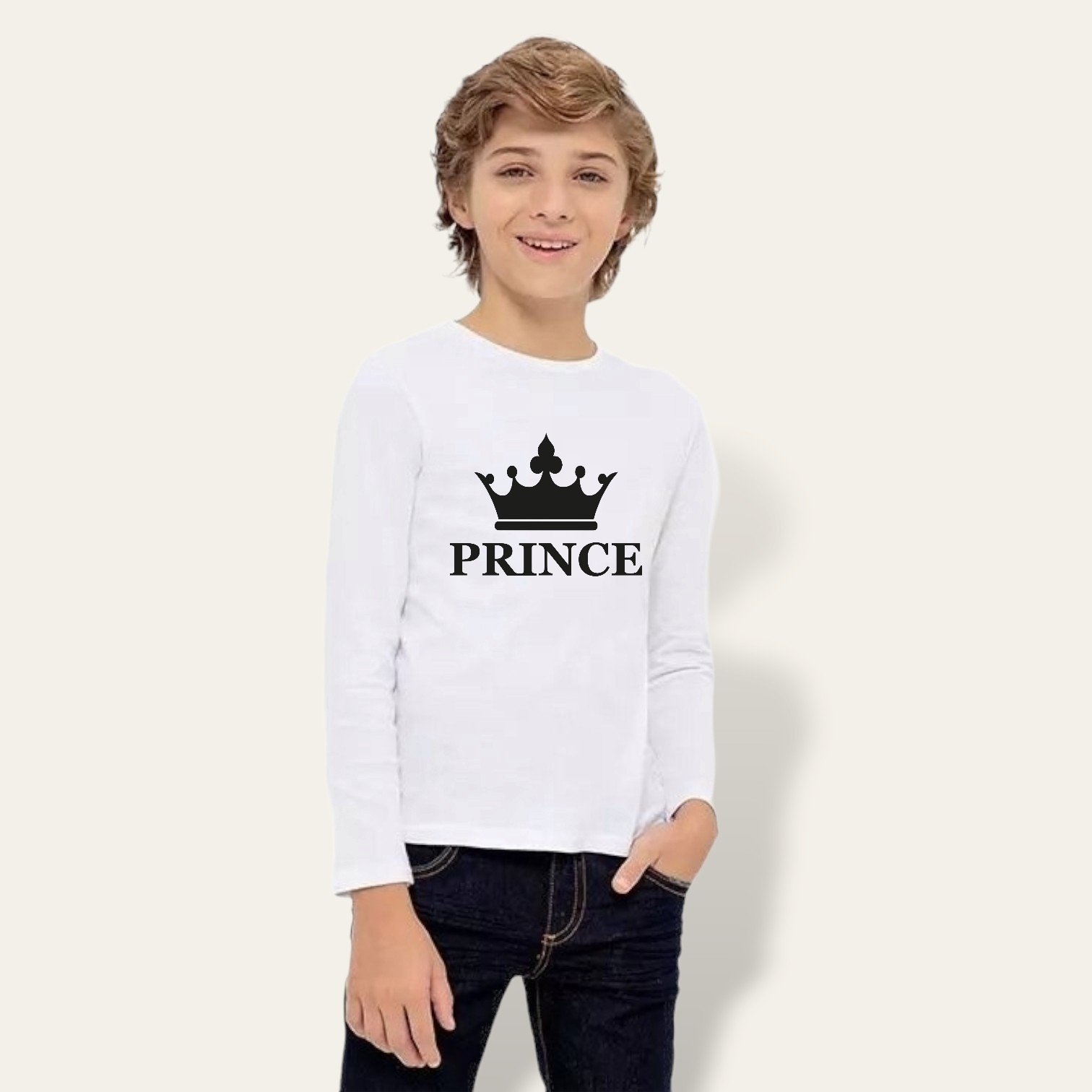 Camiseta Crown King-Queen-Princess-Prince Camiseta igual para madre e ...